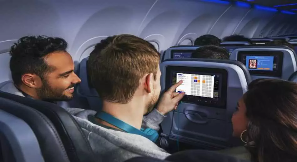 JetBlue: nuevas pantallas con muchos contenidos