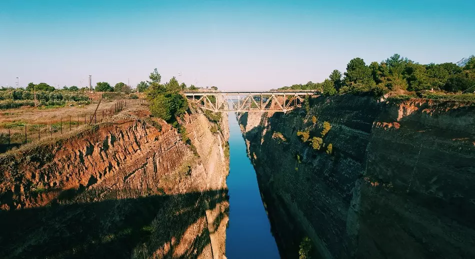 El Estrecho de Corinto: una brecha entre dos mundos